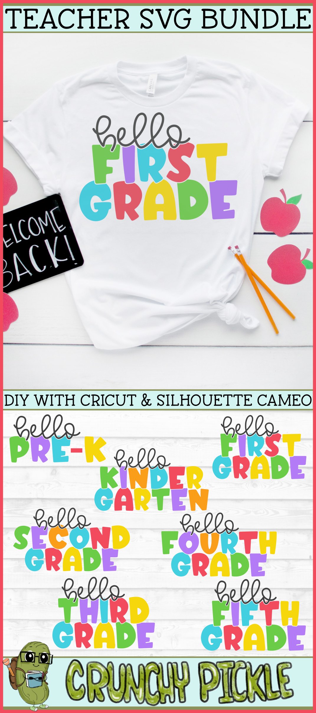 Hello Teacher SVG Bundle