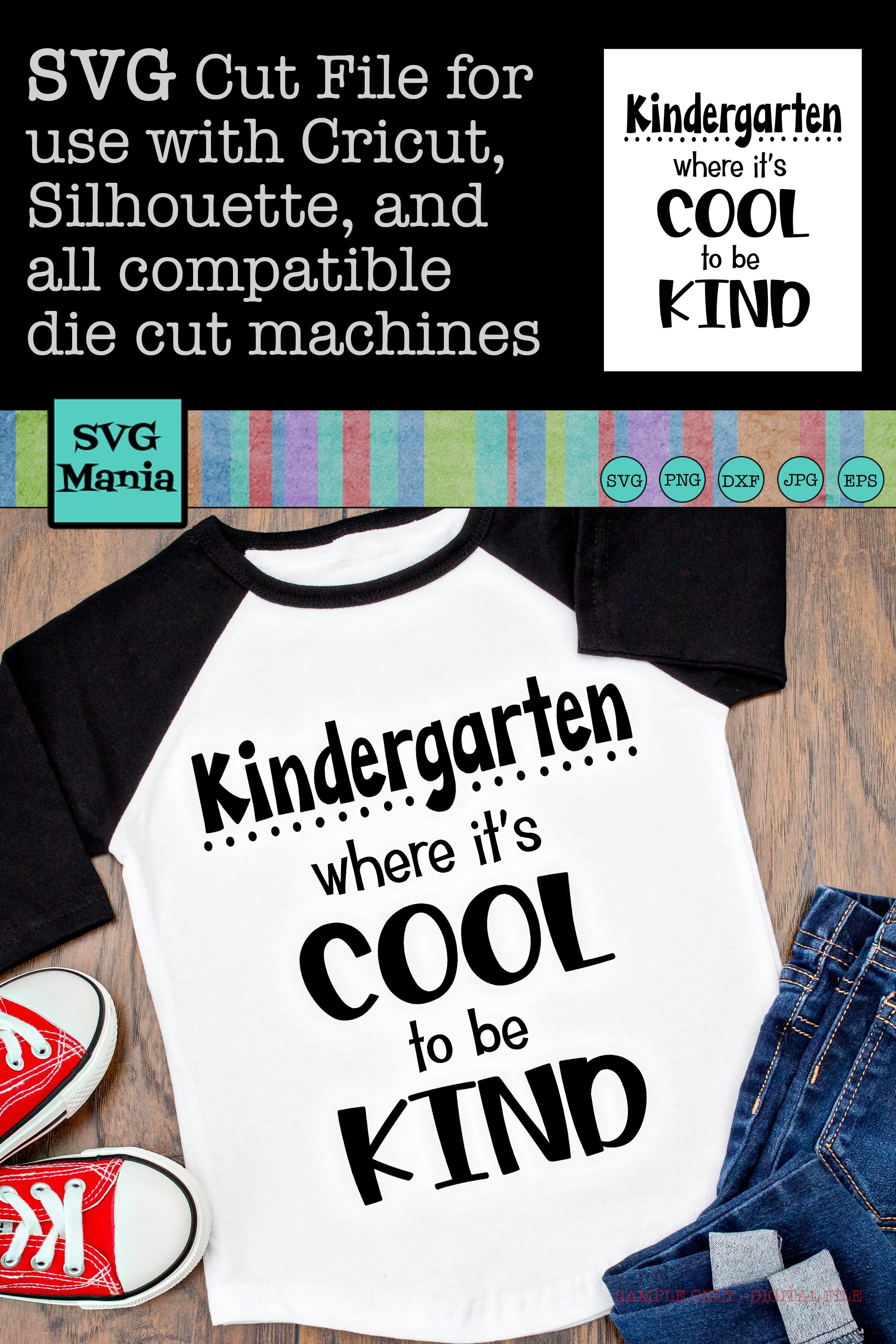 KINDERGARTEN SVG FILE, Kindergarten Shirt SVG, SVG (695653)