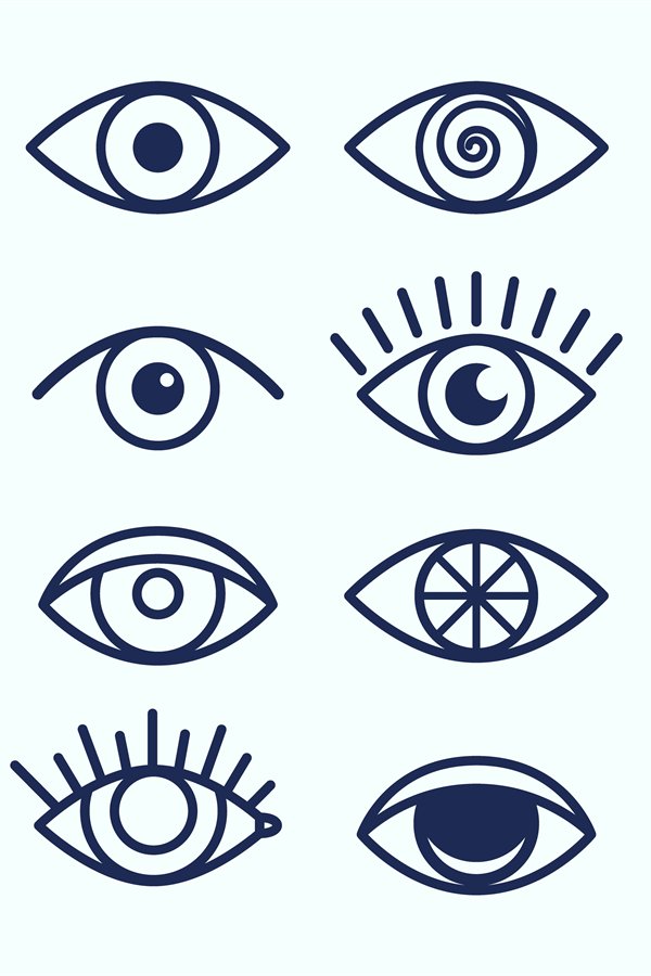 Eye icons collection