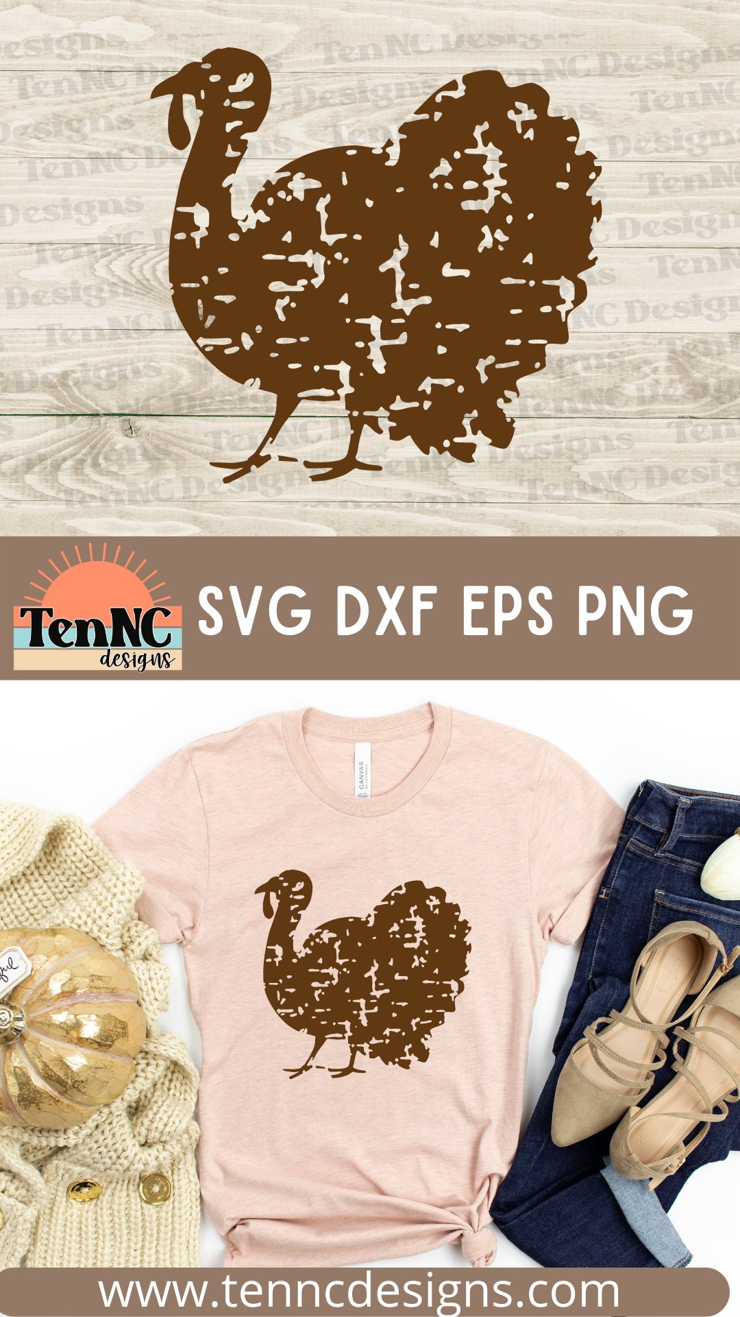 Grunge Turkey SVG file