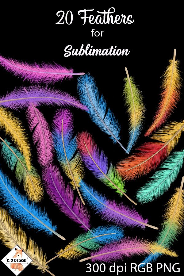 Feathers for Sublimation Design