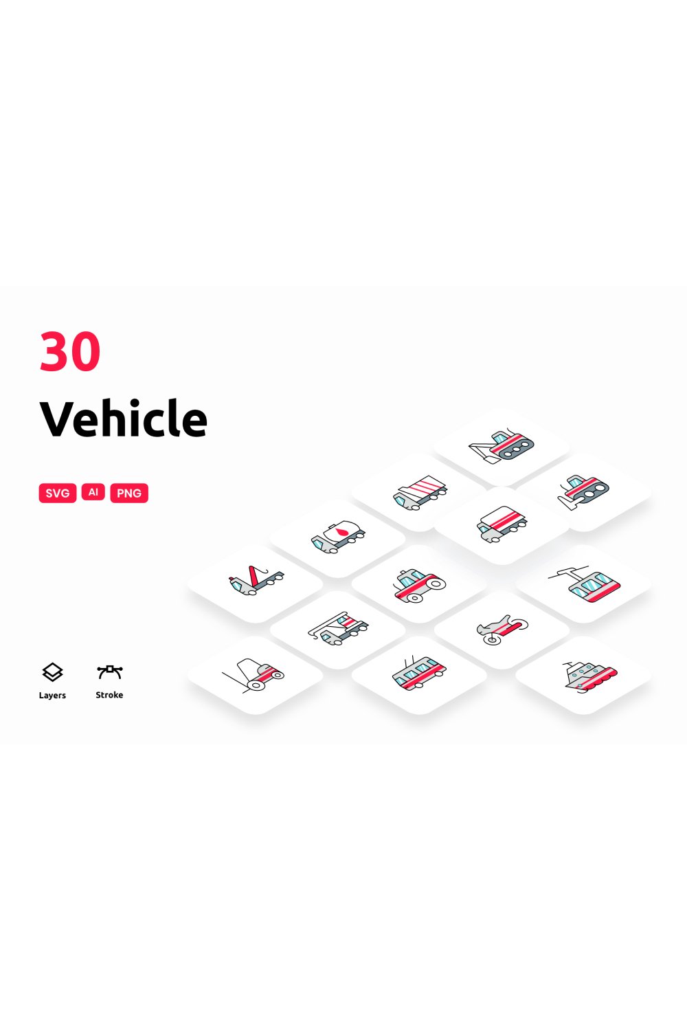 Vehicle - Icons Pack Color