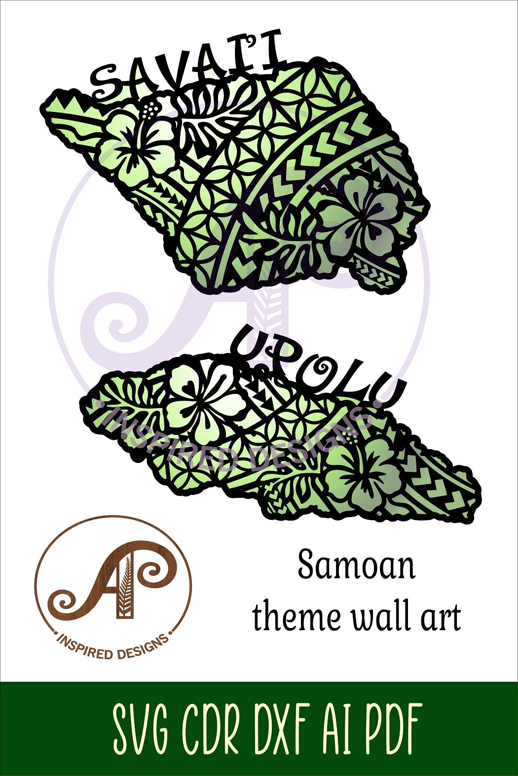 Samoa design SVG laser cut file