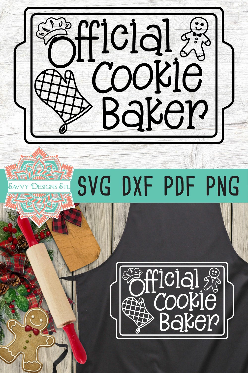 Official Cookie Baker Design for Cut or Print