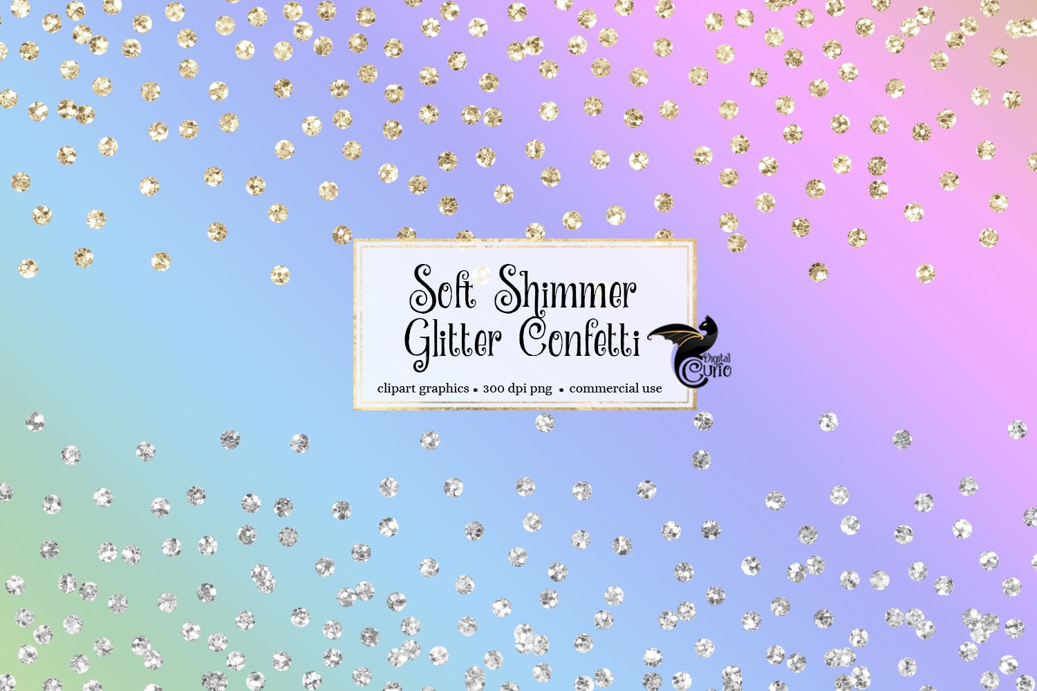 Soft Shimmer Glitter Confetti