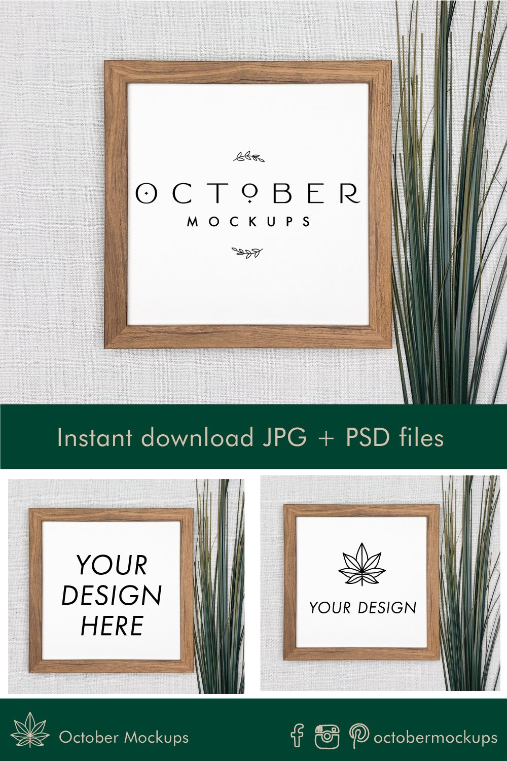 Wooden Sign Mockup |Frame Mockup |Rustic Sign (678918)