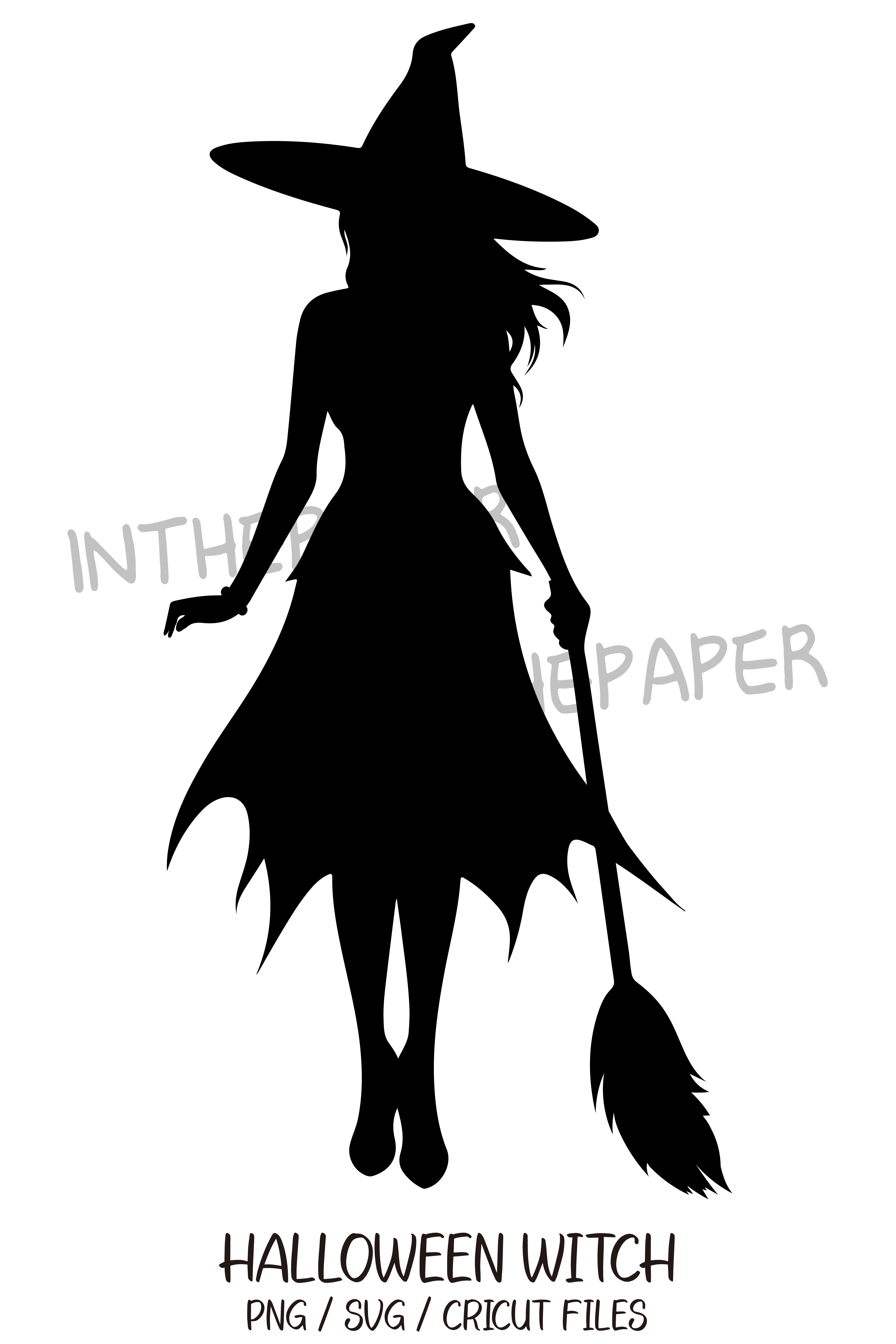 Halloween Witch Face SVG, PNG (2663488)