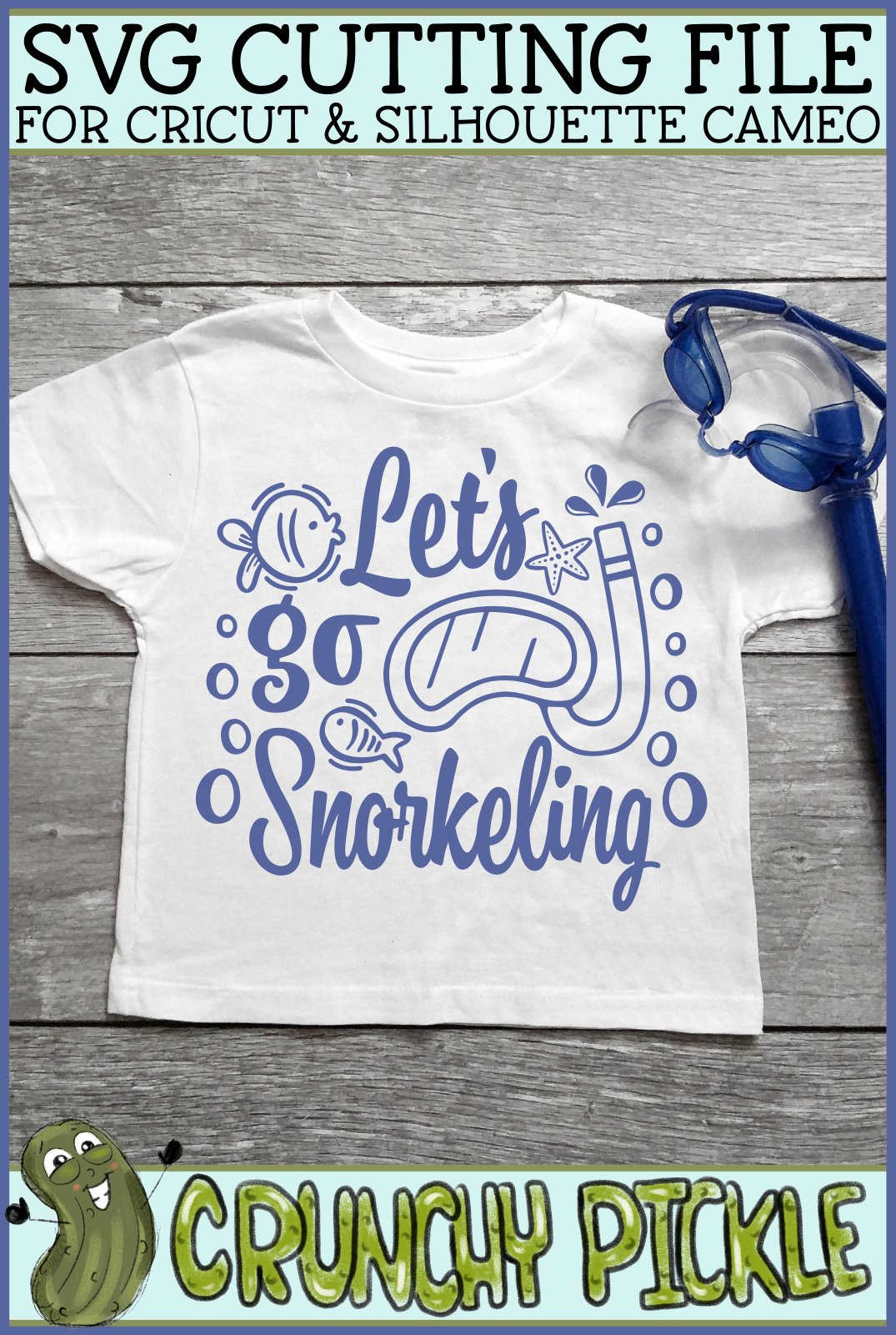 Let's Go Snorkeling SVG File