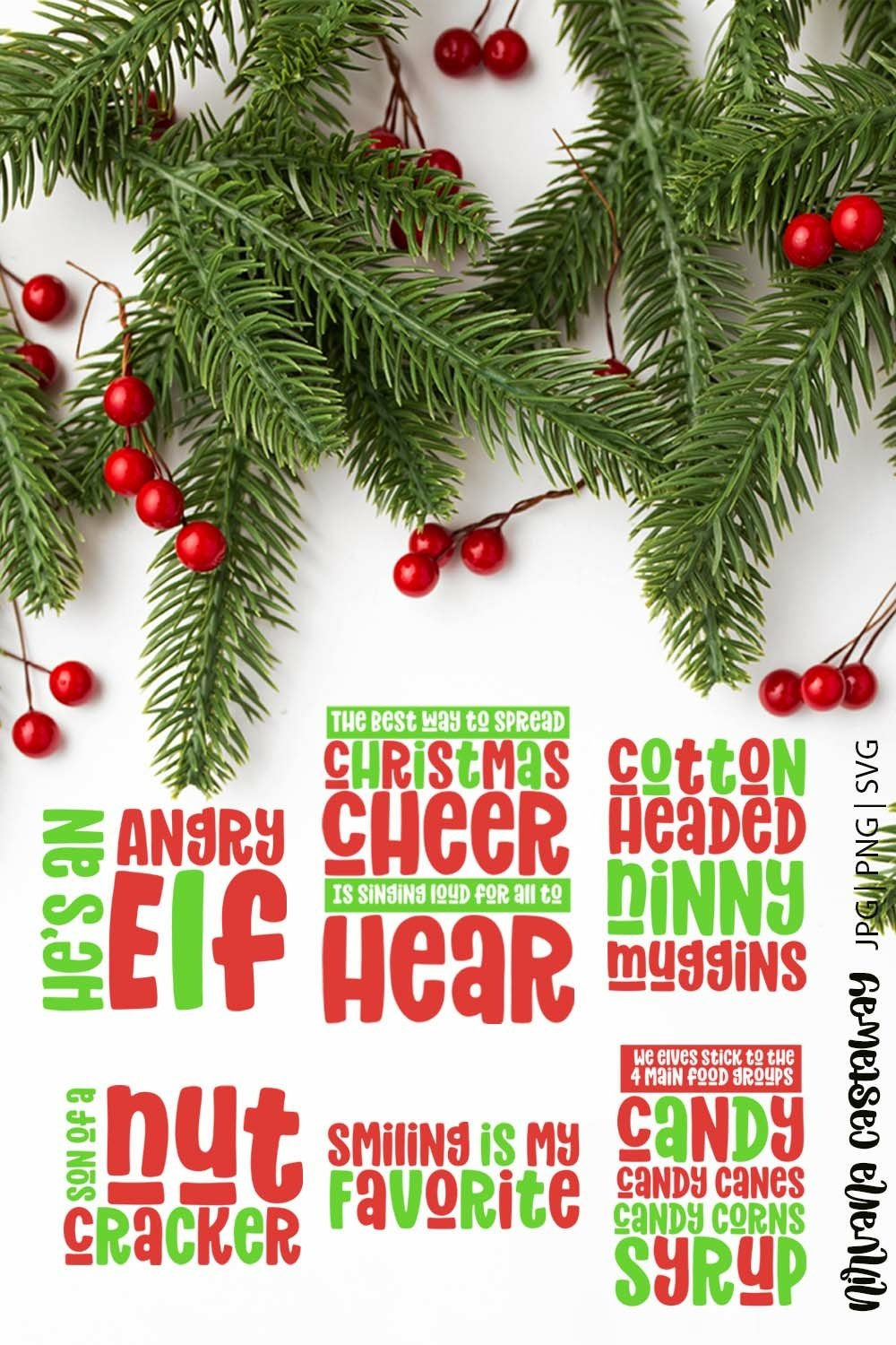 Buddy the elf quotes sublimation illustration