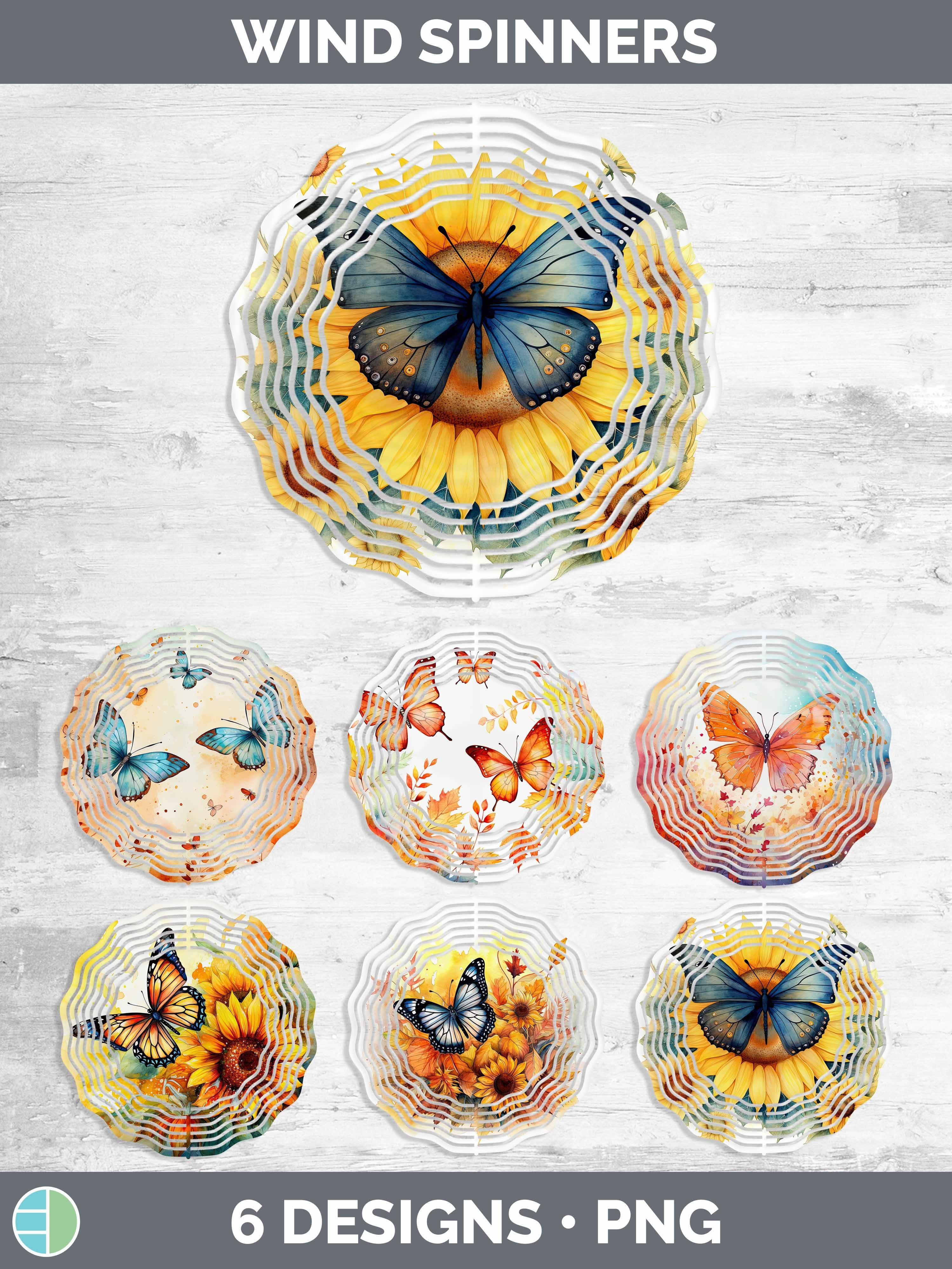 Autumn Butterflies Wind Spinner | Bundle Spinner Designs