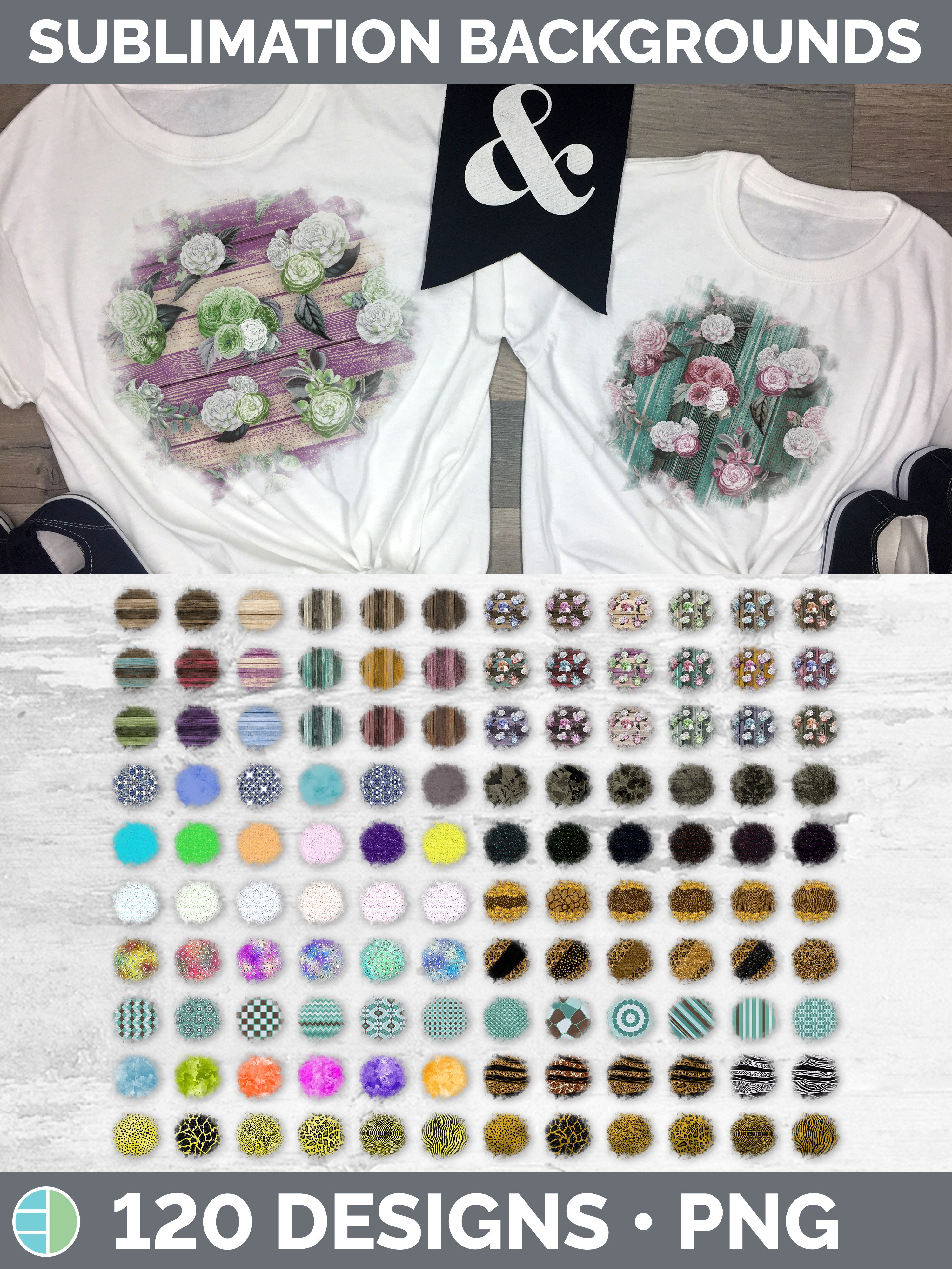 Grunge Sublimation Background Designs | Sublimation Bundle