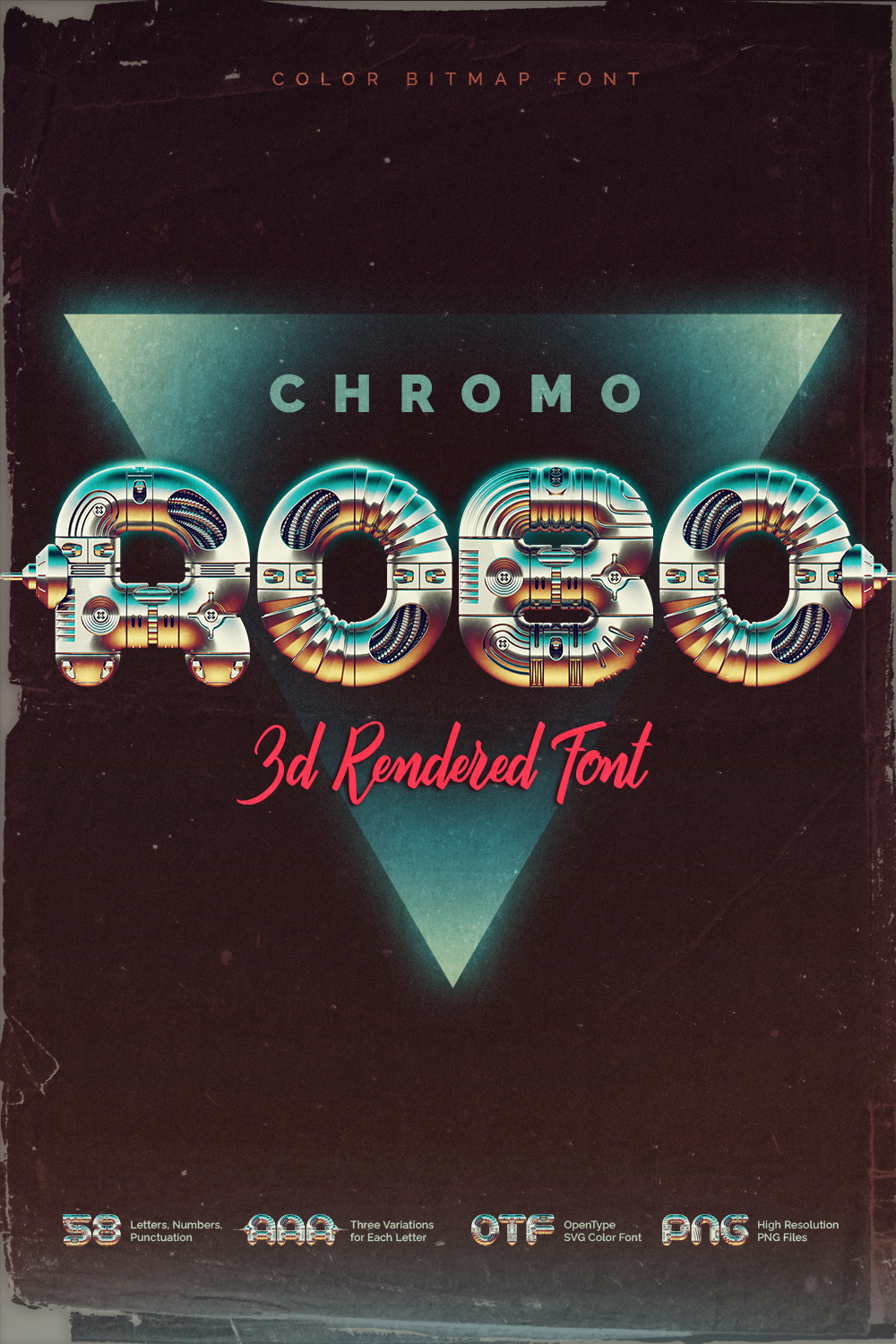 Chromo Robo - Color Bitmap Font