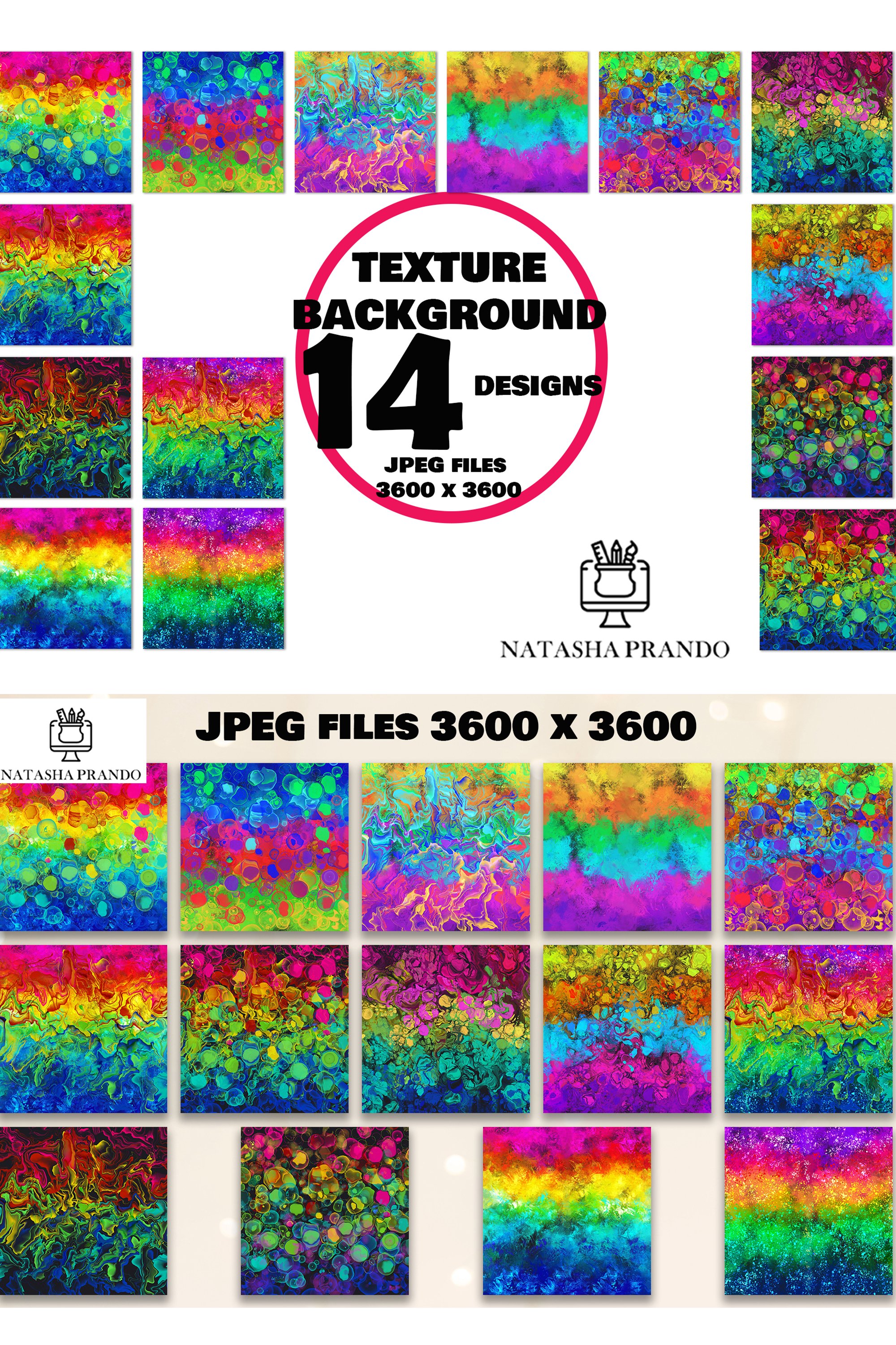 rainbow texture background