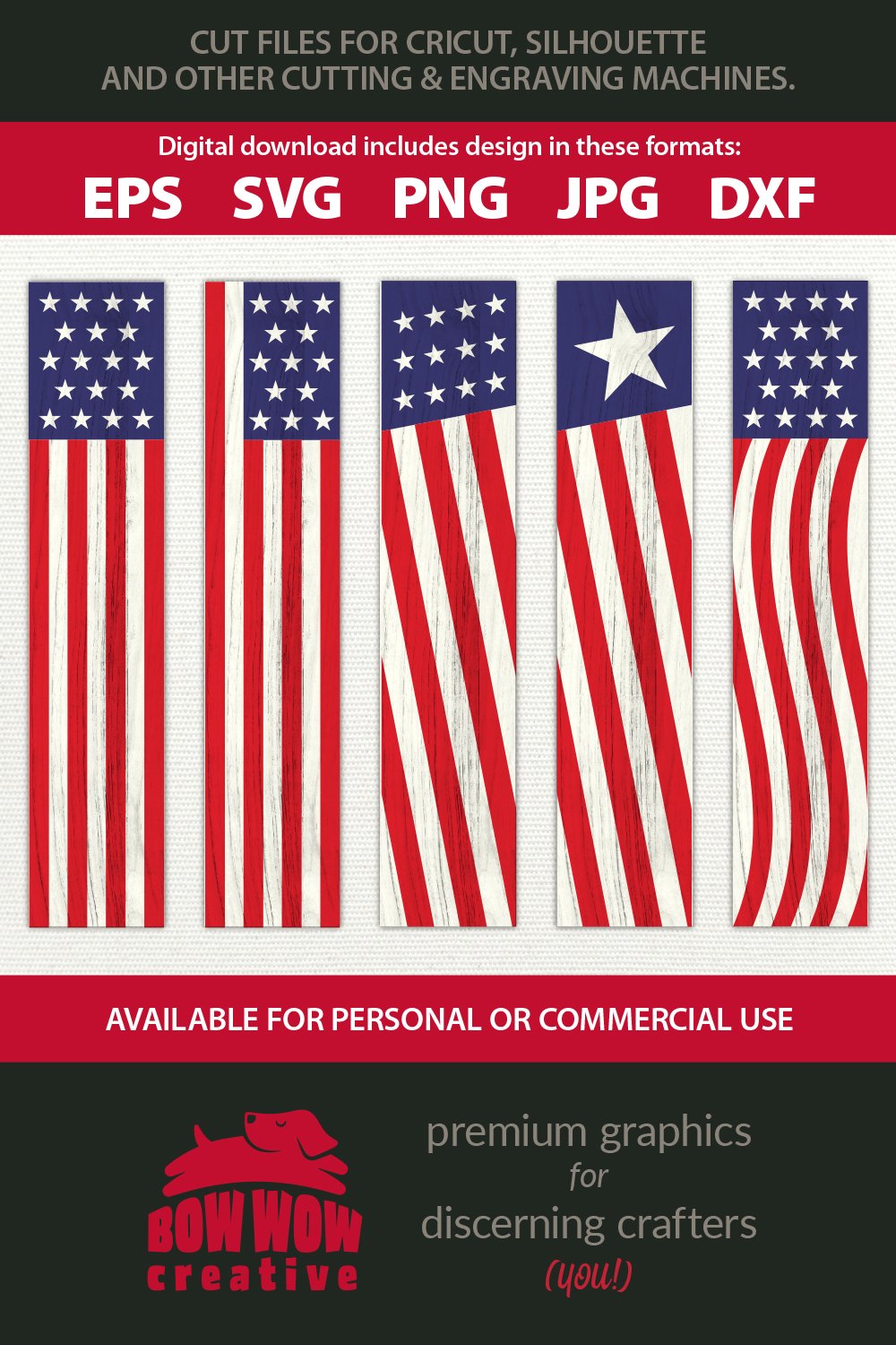 United States / American / Patriotic Porch Sign SVG Bundle
