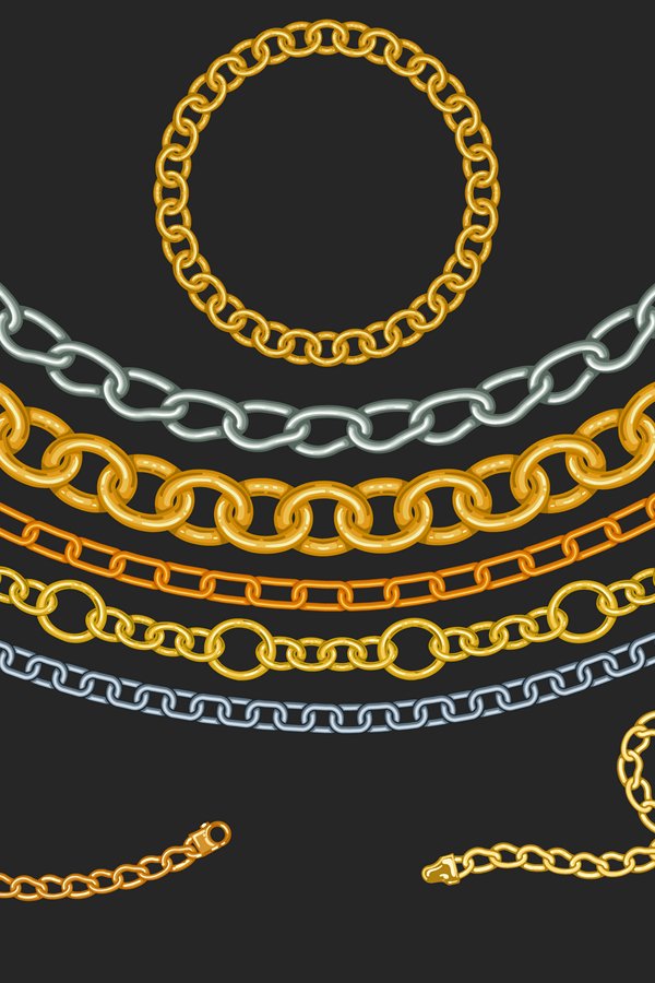 Golden chain set