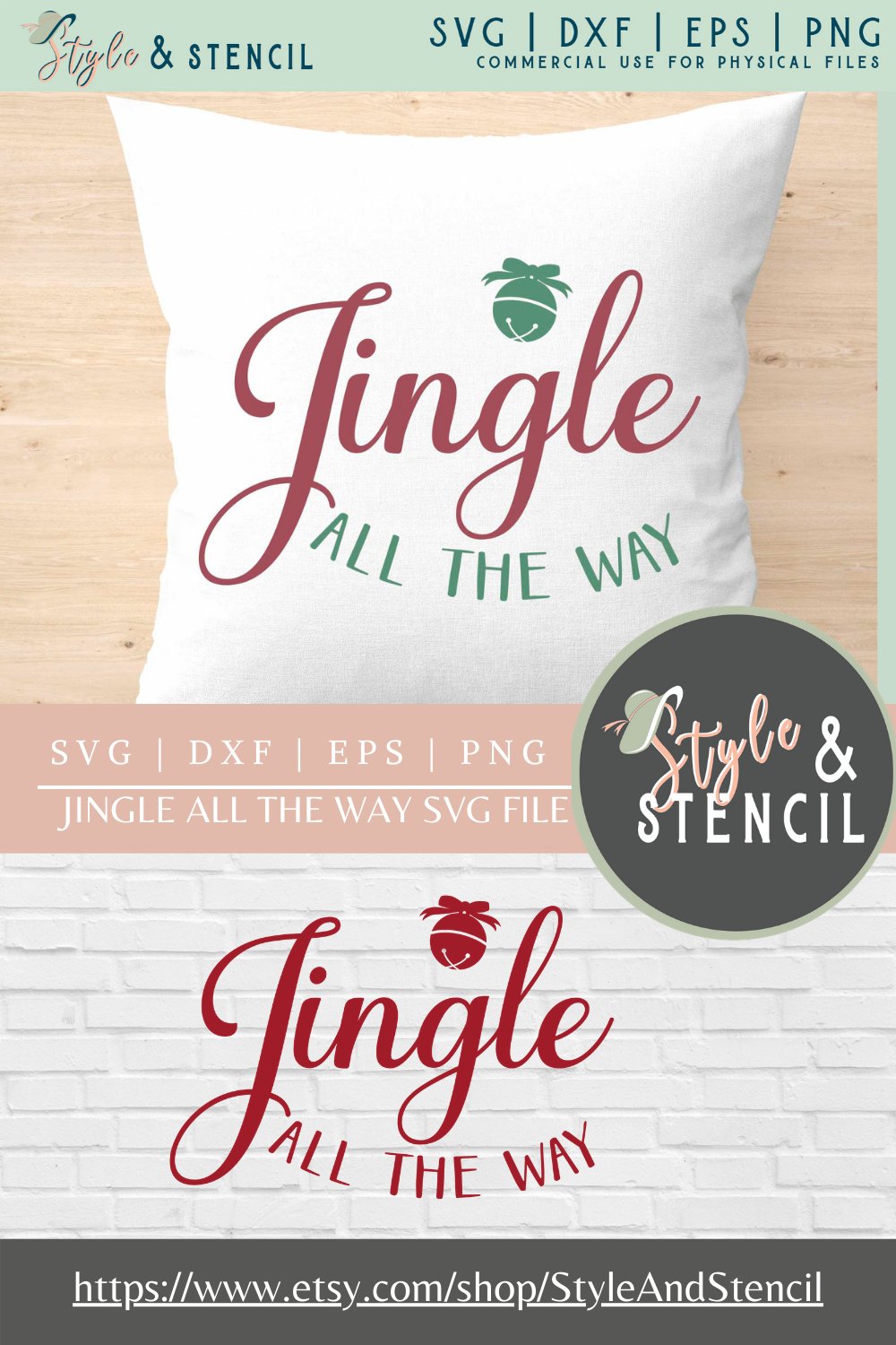 Jingle All the Way SVG | Christmas | Jingle Bell
