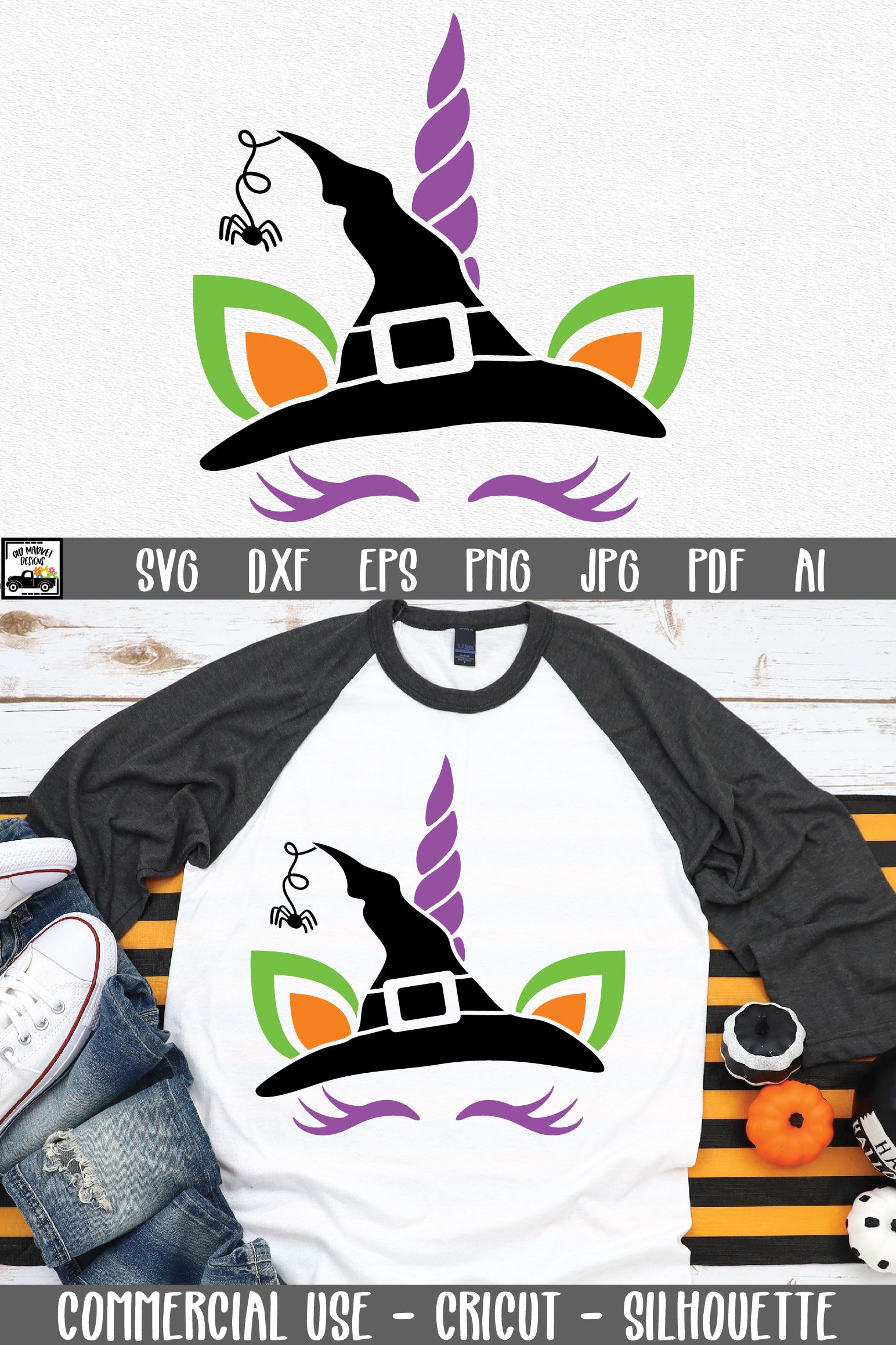 Halloween Unicorn SVG Cut File | Halloween SVG File