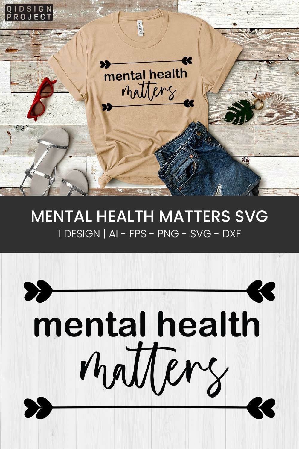 Mental Health Matters Svg, Mental Health Svg, Motivational