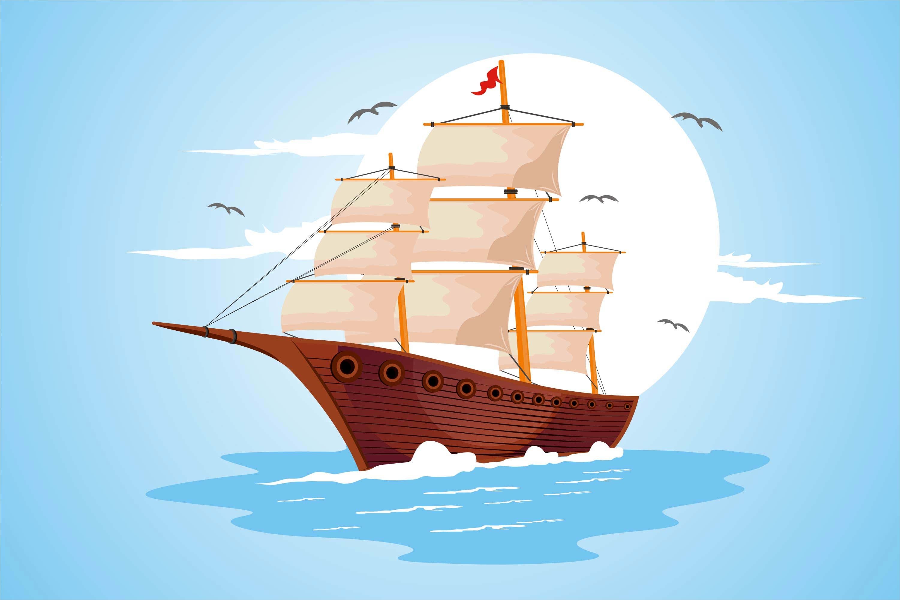 Ship Vector Illustration