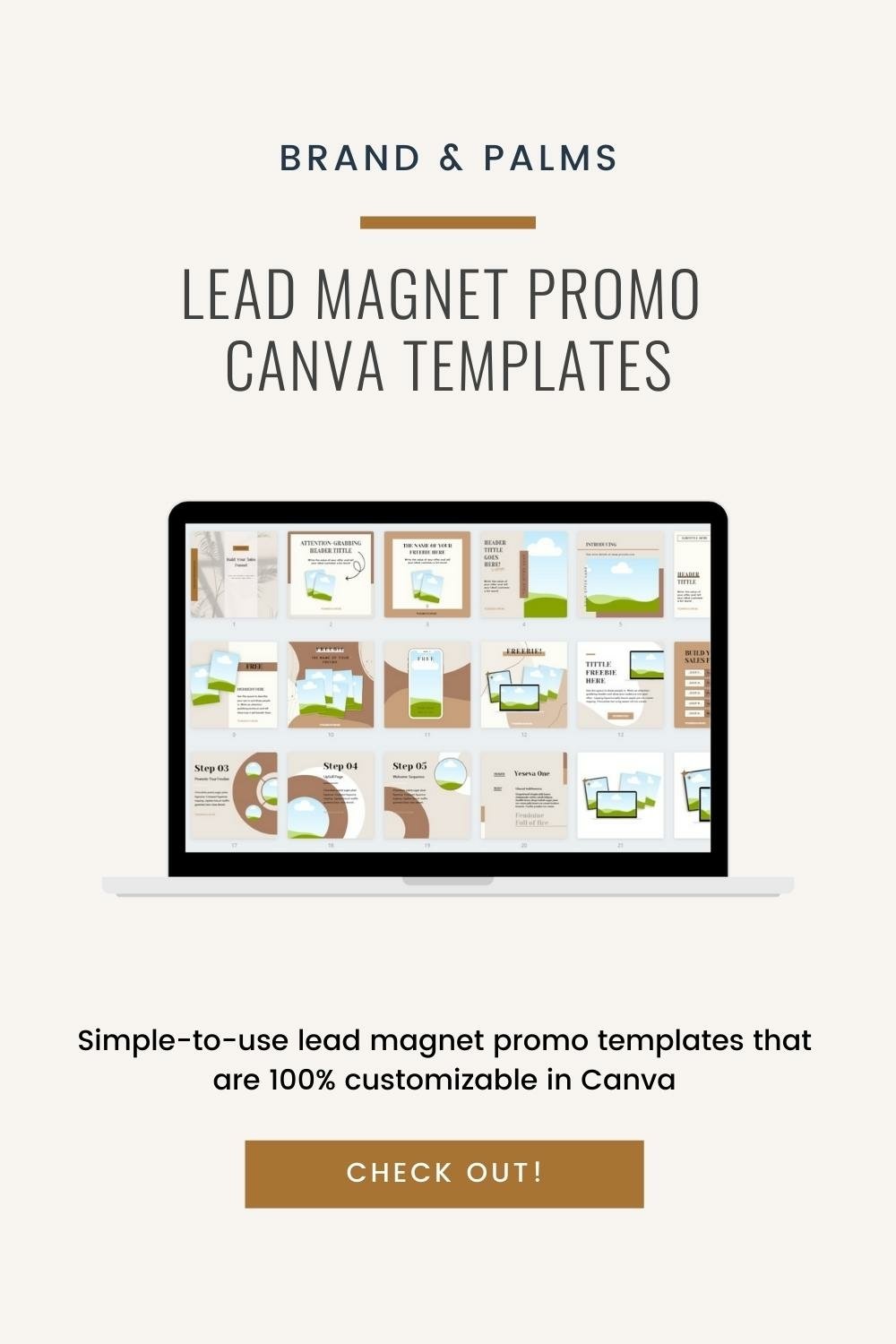 Lead Magnet Promo Canva Templates