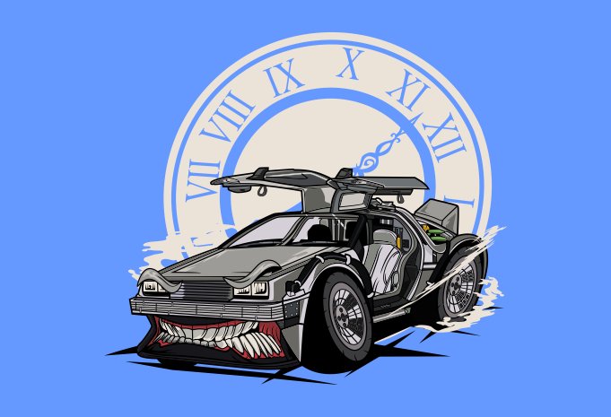 MONSTER CAR TIME MACHINE