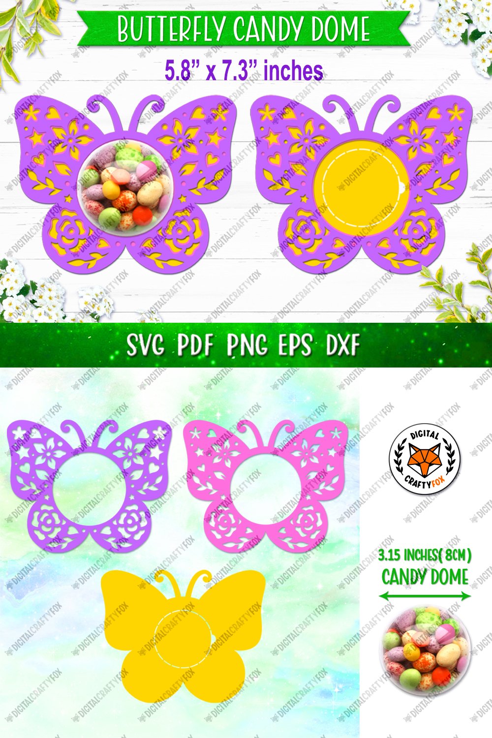 Butterfly Candy Dome, Insect Candy Holder DIY
