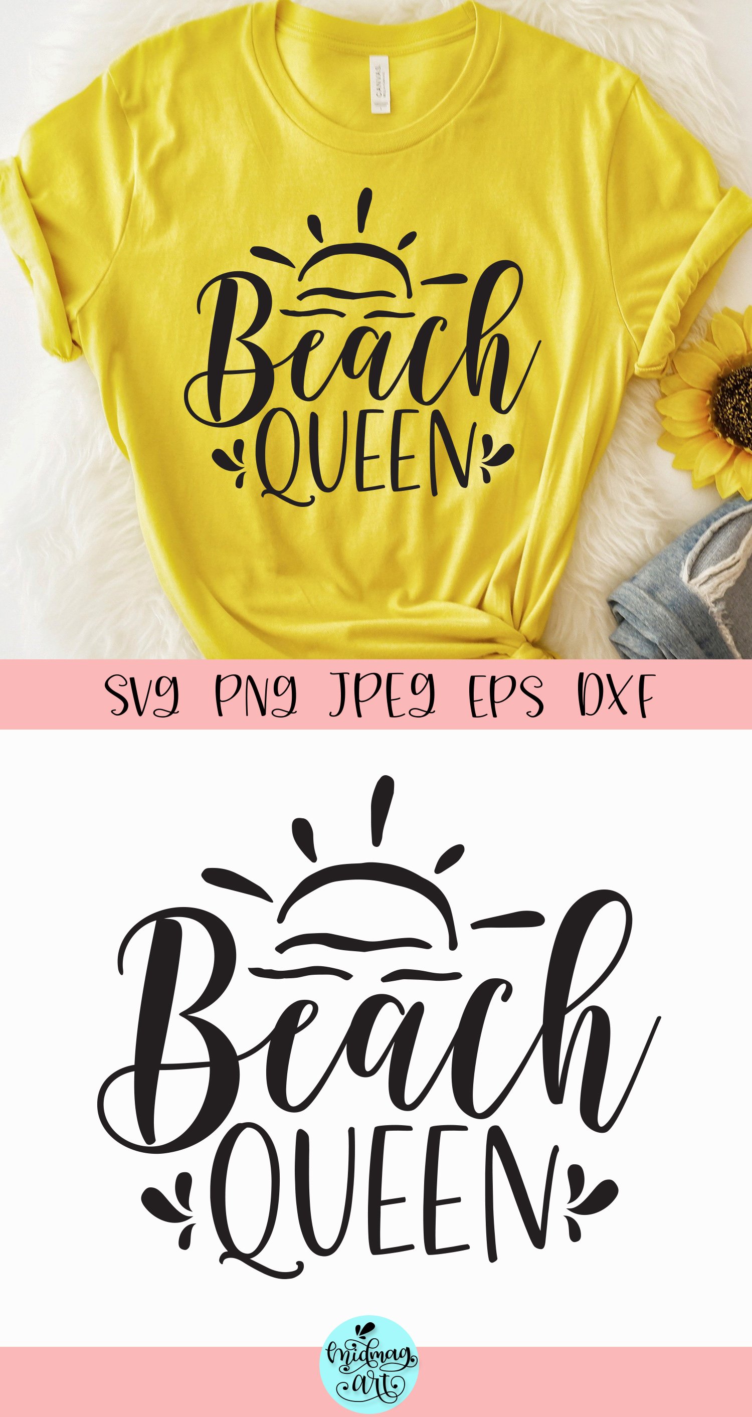 Beach queen svg, summer svg