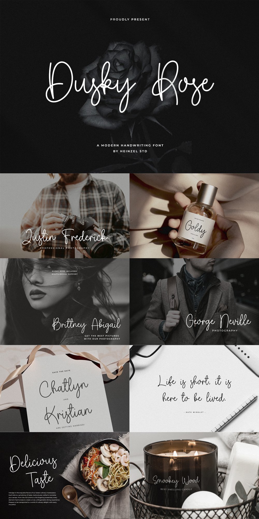 Dusky Rose Handwriting Font