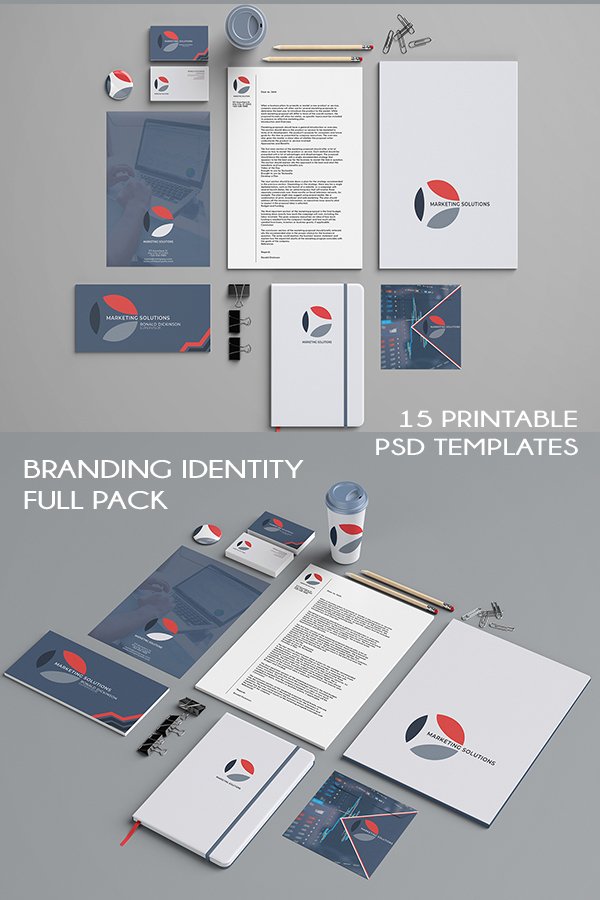 Marketing Branding Identity-15 Printable PSD Templates