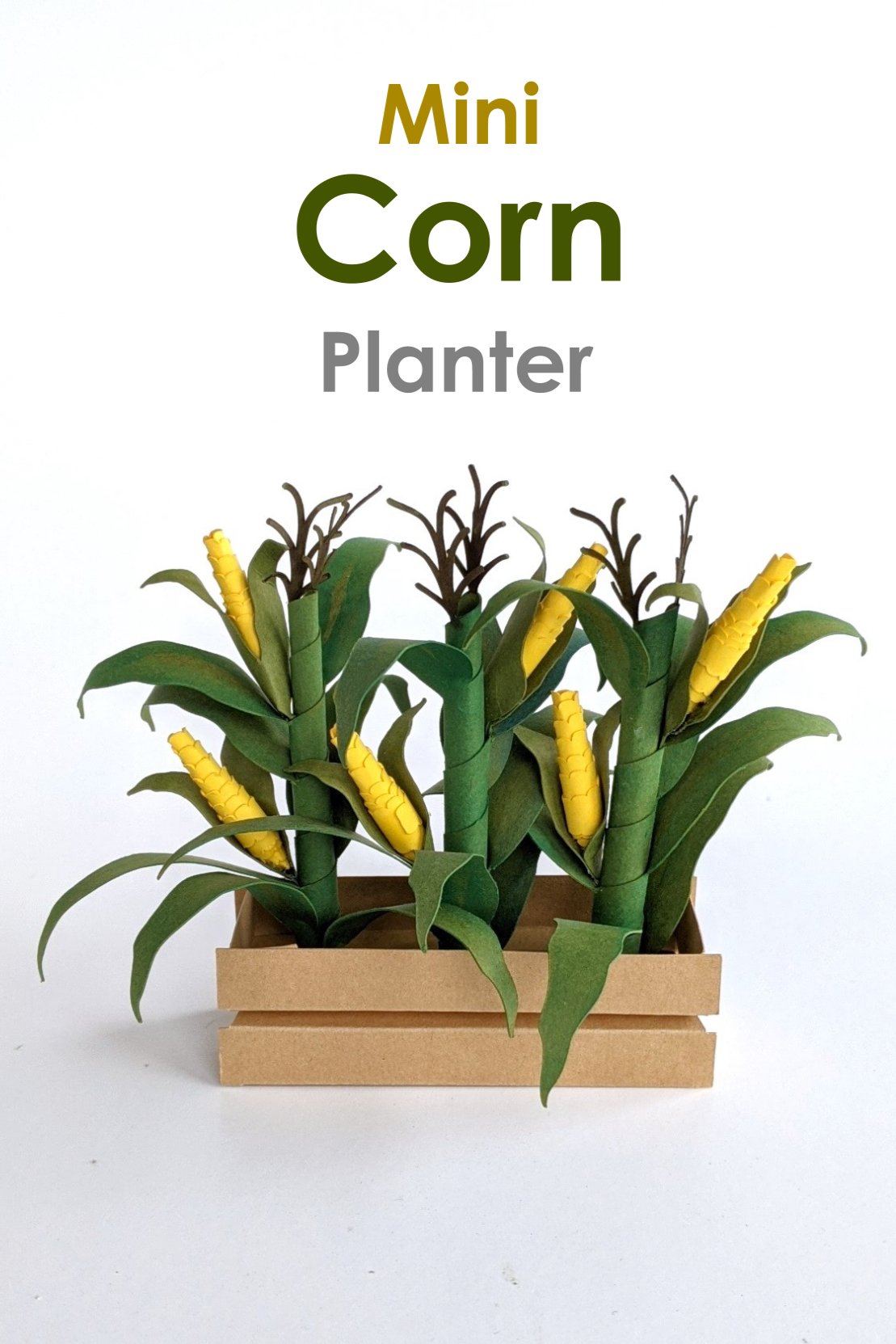 Create a Mini Corn Field from Paper
