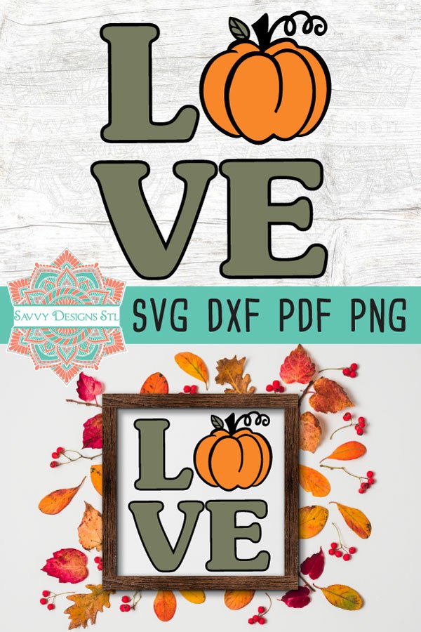 Pumpkin Love Design For Cut, Sublimation, or Print