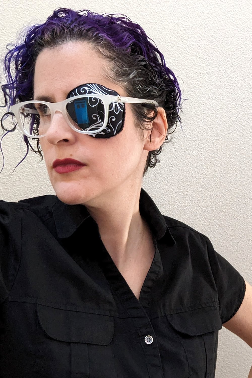 ITH Reversible Contoured Eye Patch Applique Embroidery File