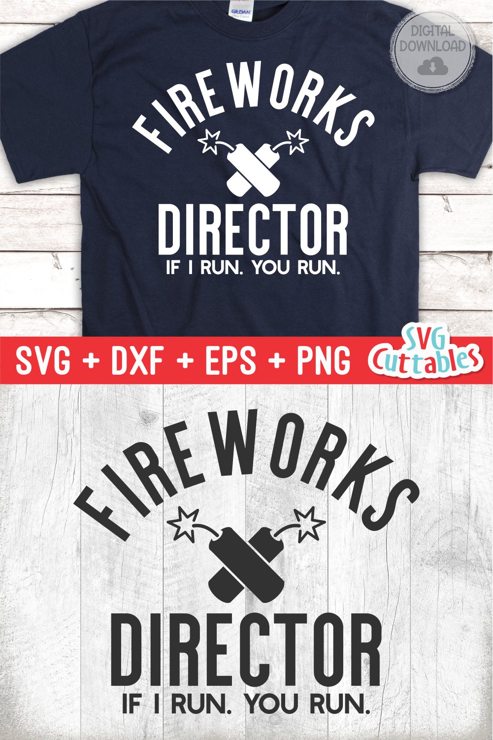 Fourth of July SVG | Fireworks Director