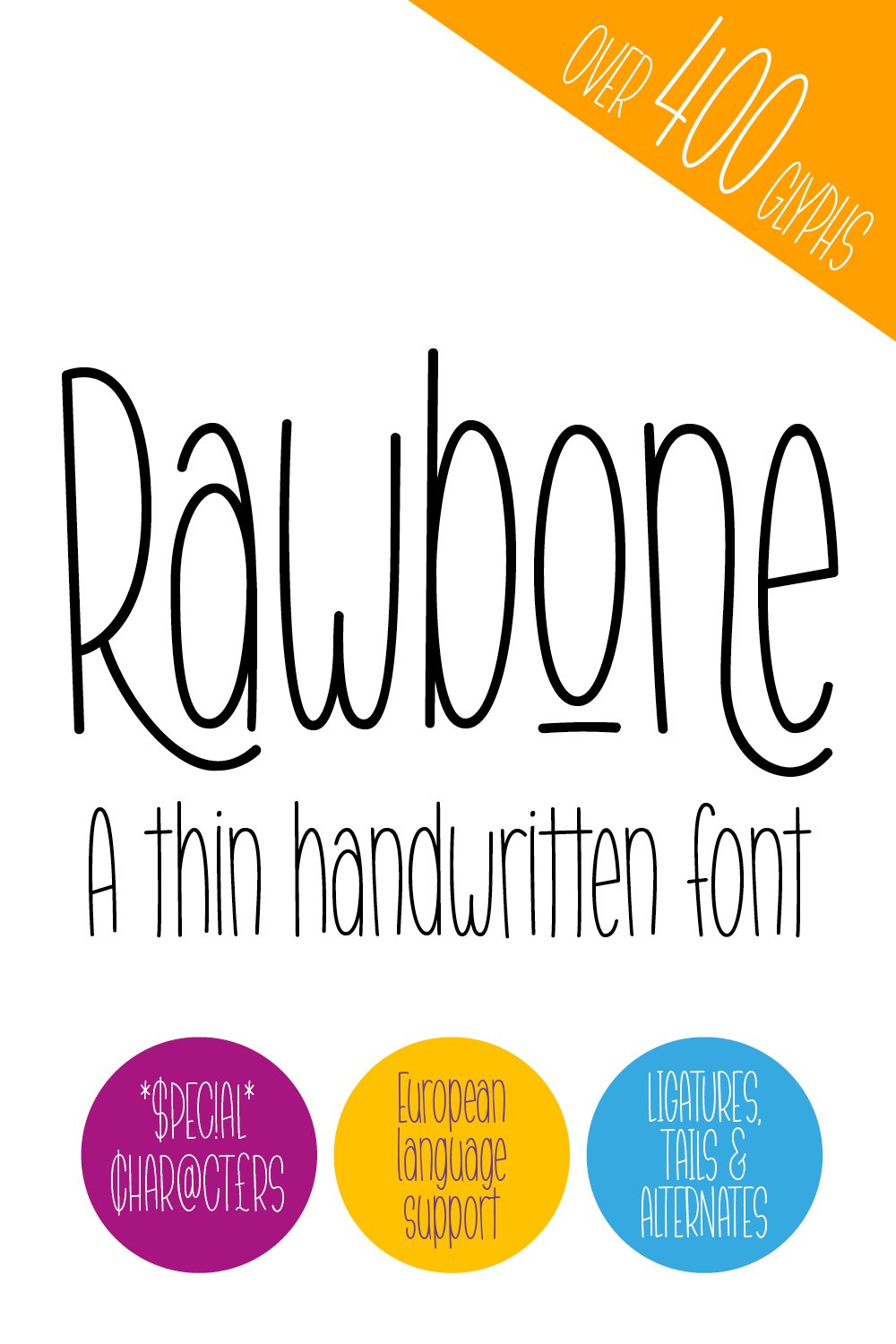 Rawbone A Thin Handwritten Font 838759 rawbone-a-thin-handwritten-font-838759