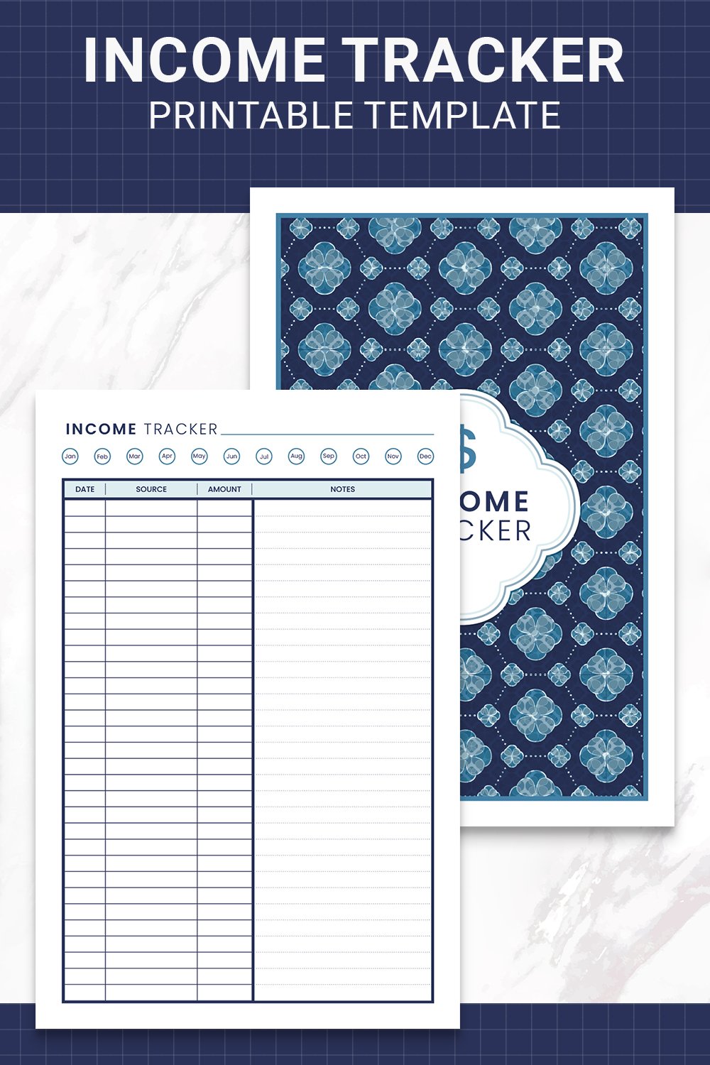 Income Tracker Printable Template (2523943)
