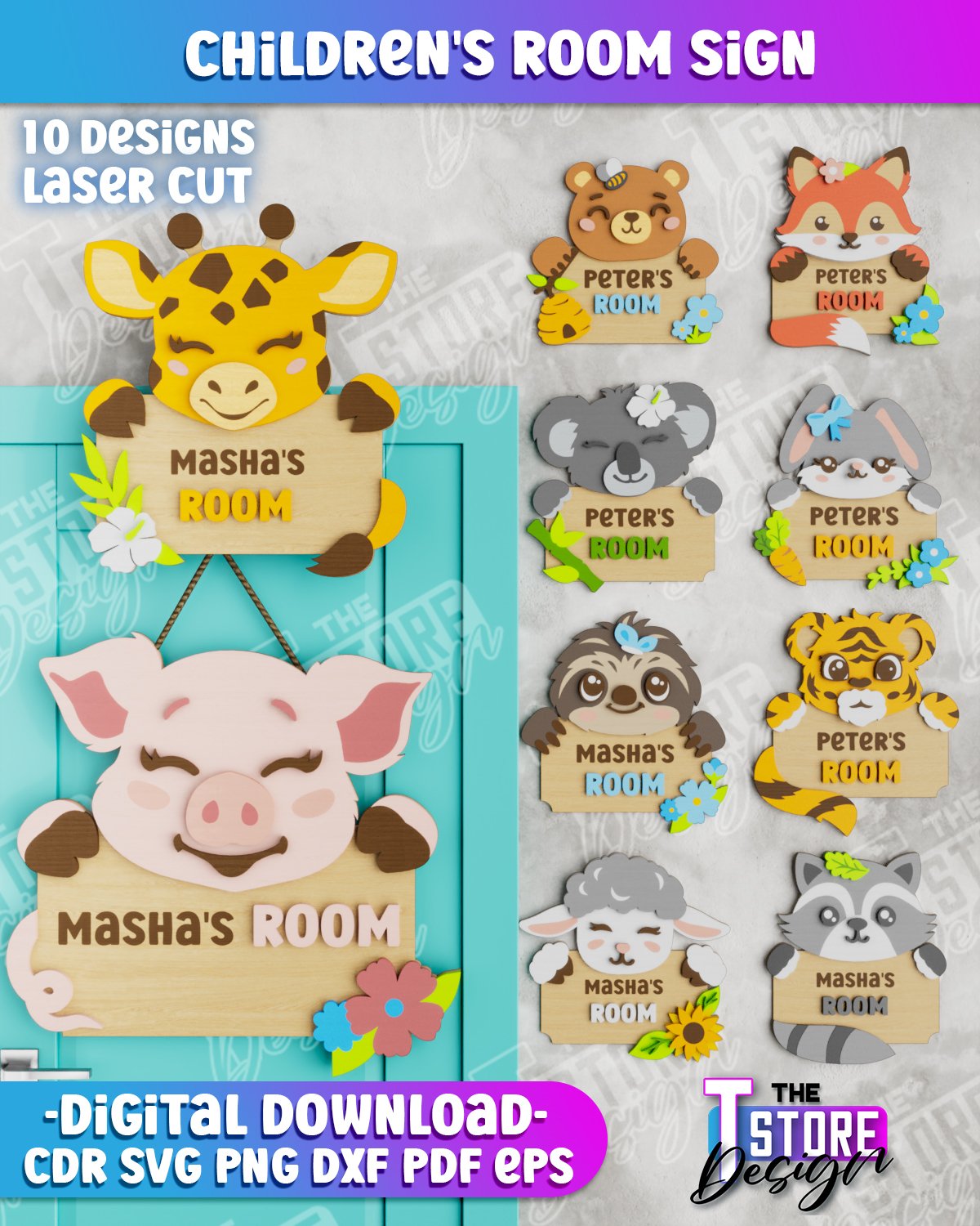Baby Round Signs Laser Cut Bundle | Children's (4644670)