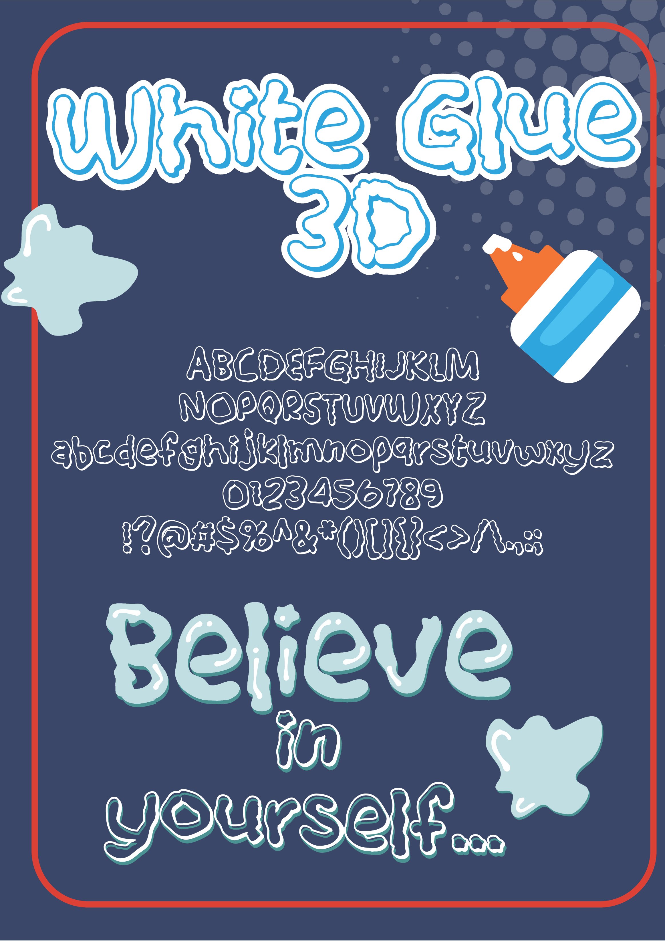 Hand-crafted, youthful school font for teachers and students