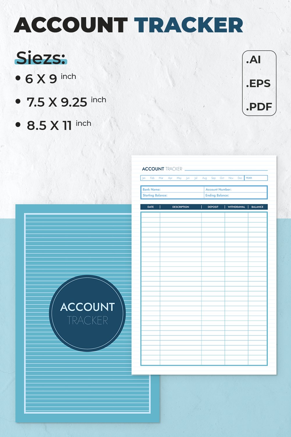 Account Tracker | Printable Template