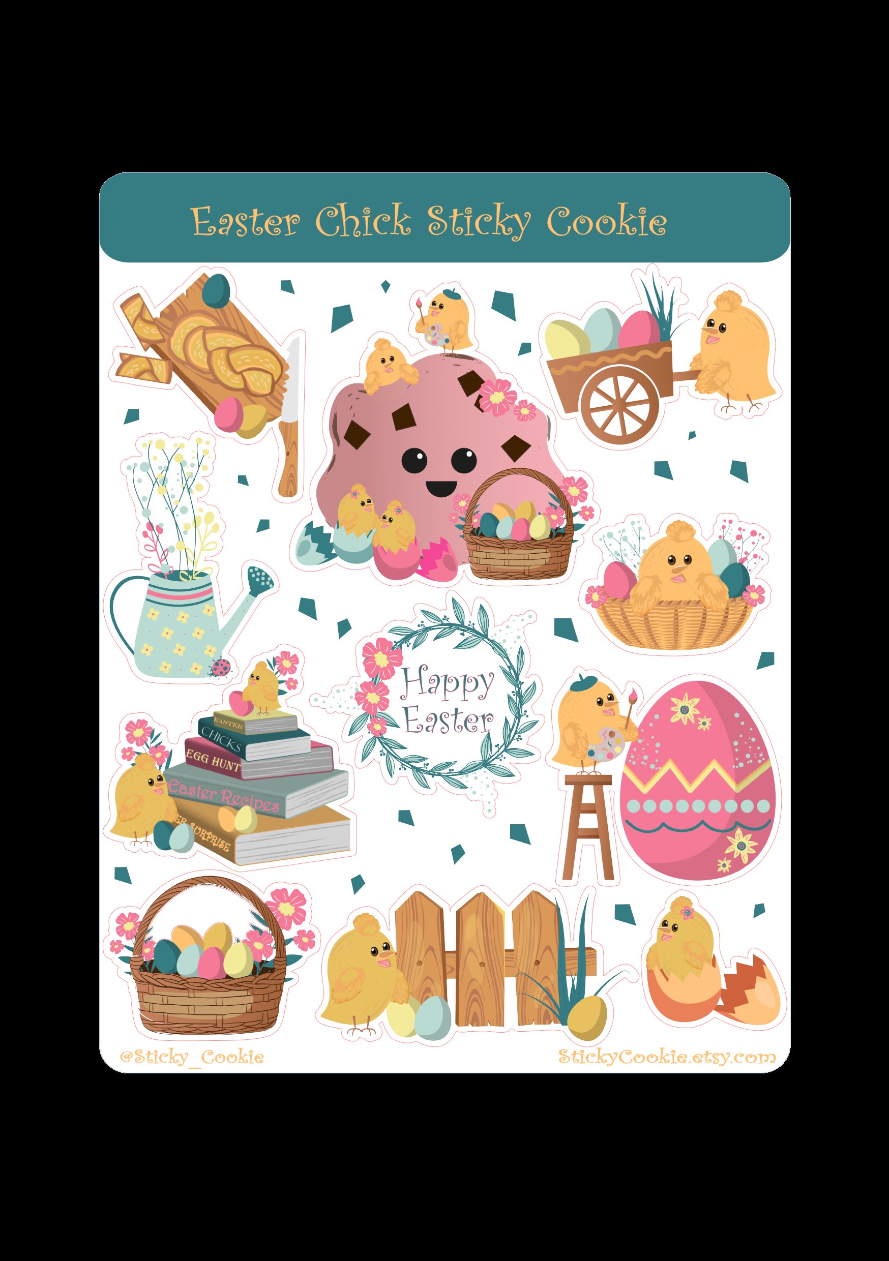 Digital Easter Chicks Clipart