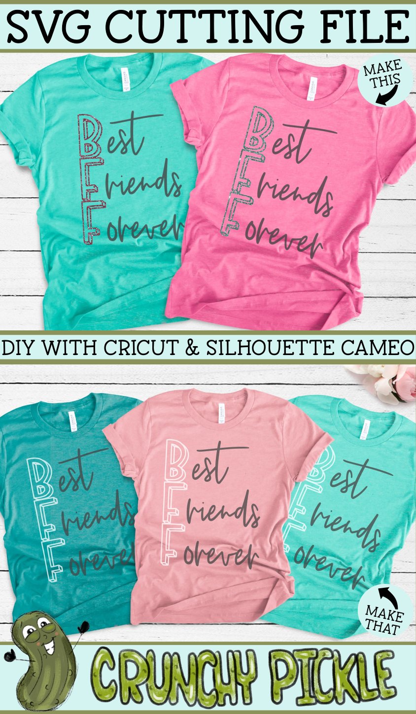 BFF Best Friends Forever SVG File