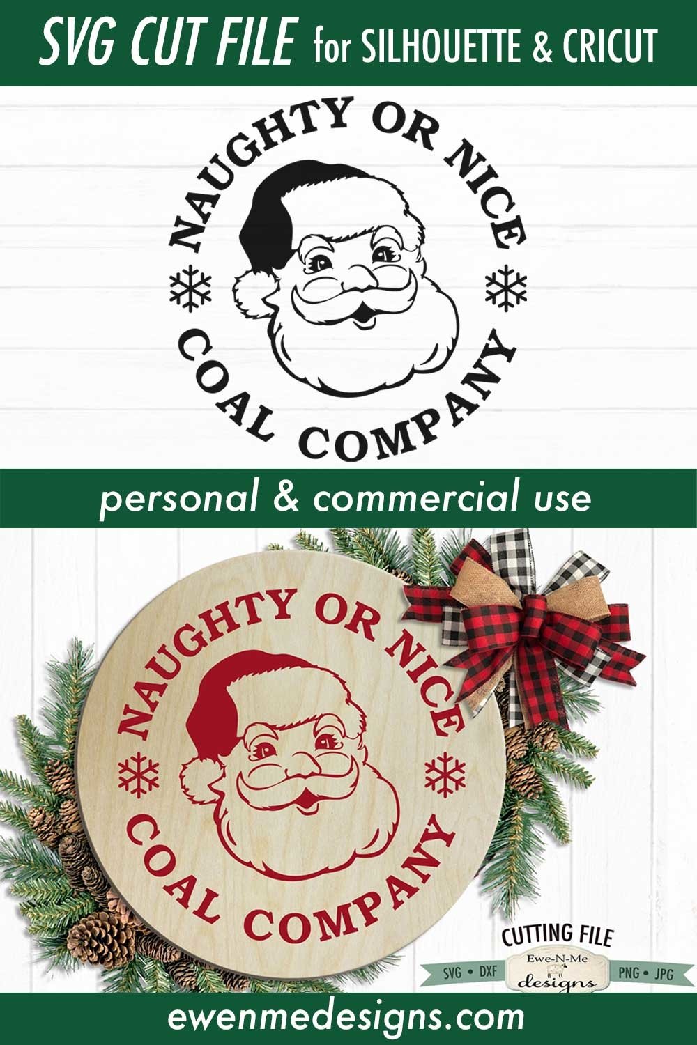 Naughty or Nice Coal Company | Santa SVG | Christmas SVG