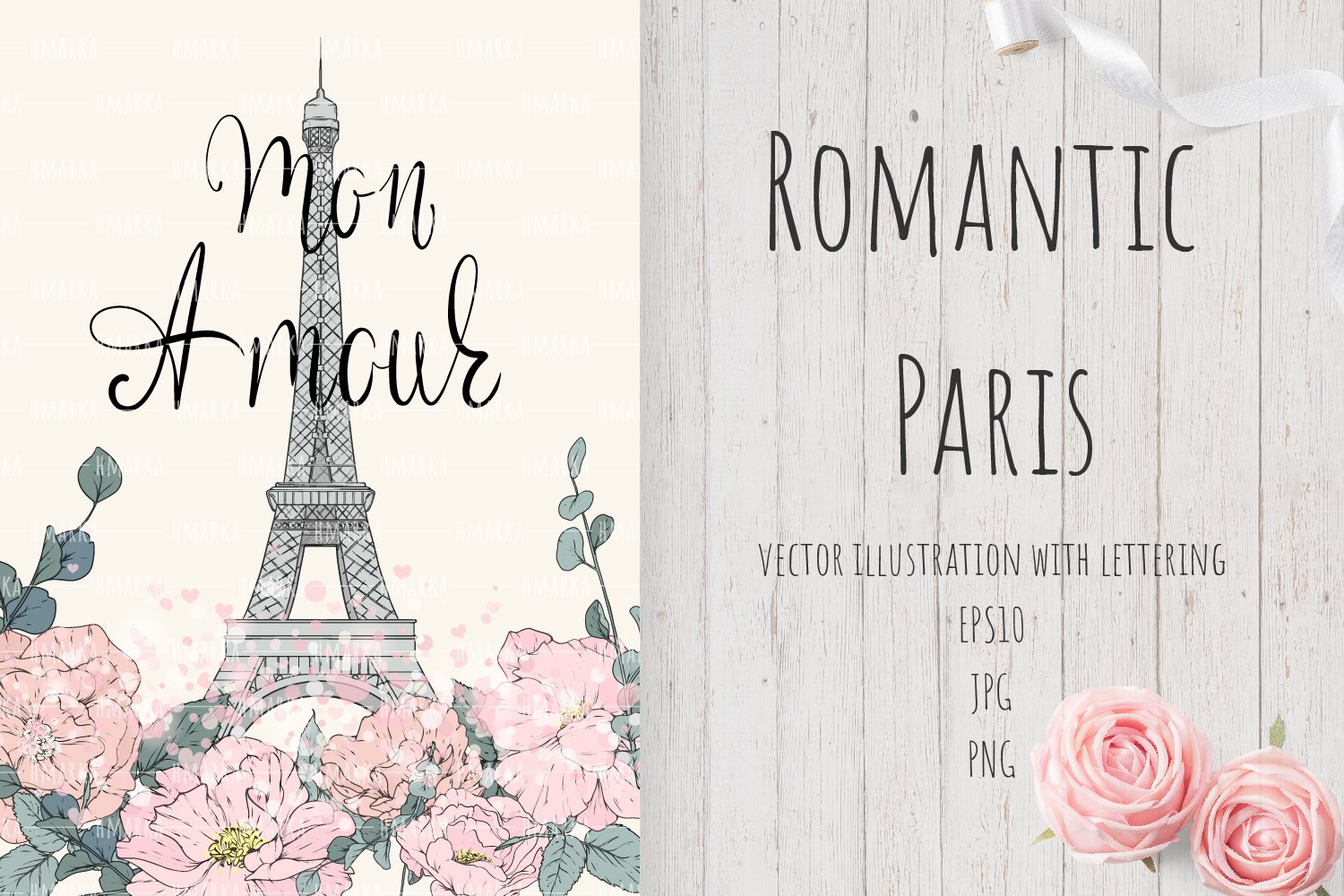 Romantic Paris Card#6