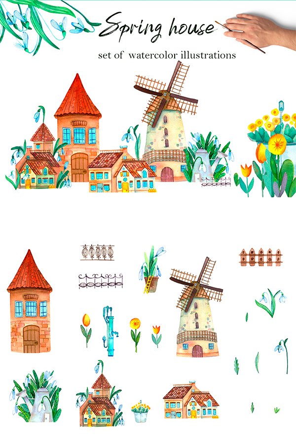 Spring houses (474717)