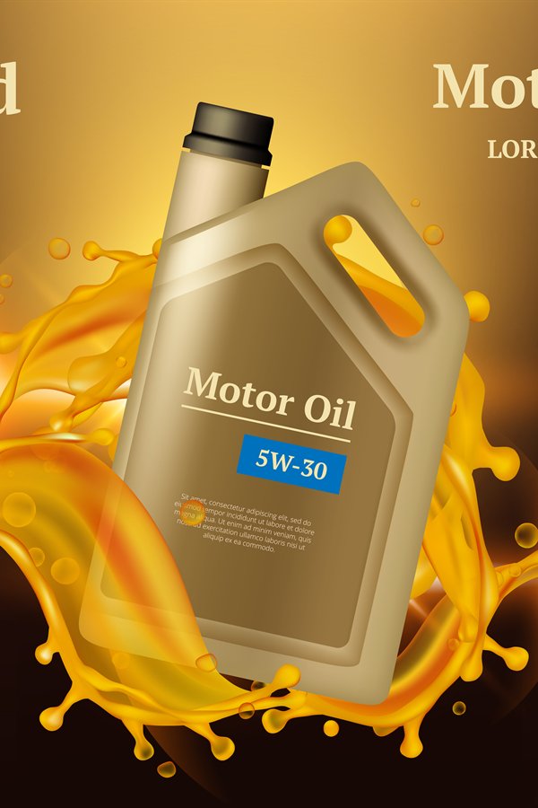 Machine oil. Engine diesel filter golden yellow drops and sp