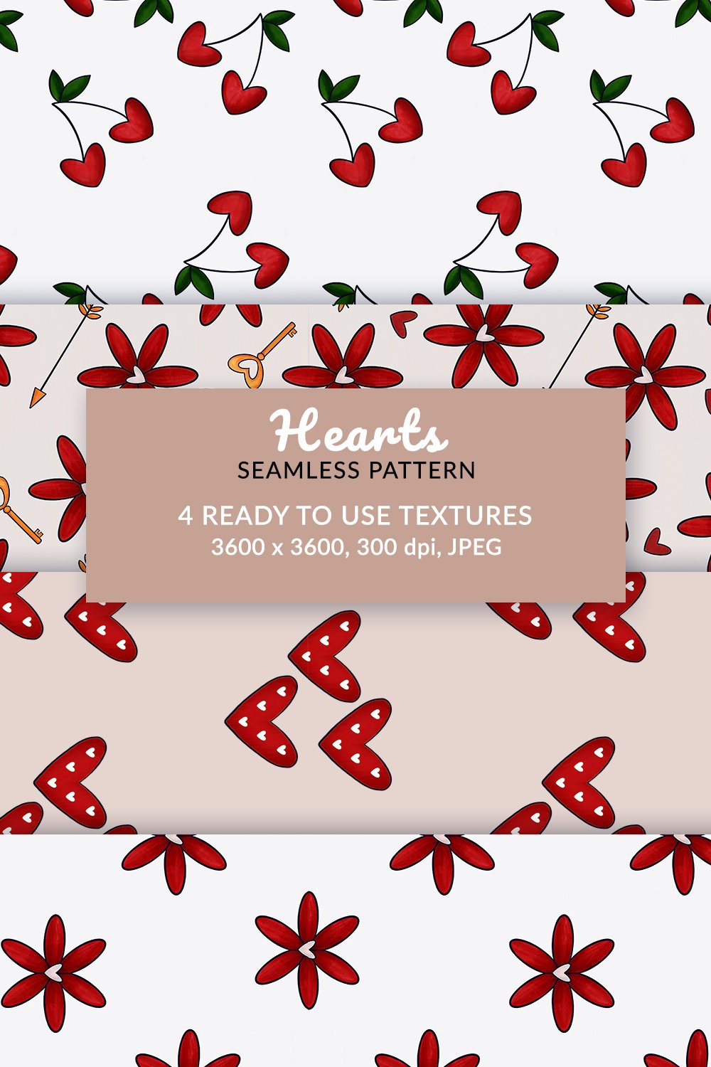 Hearts Seamless Pattern (3188874)