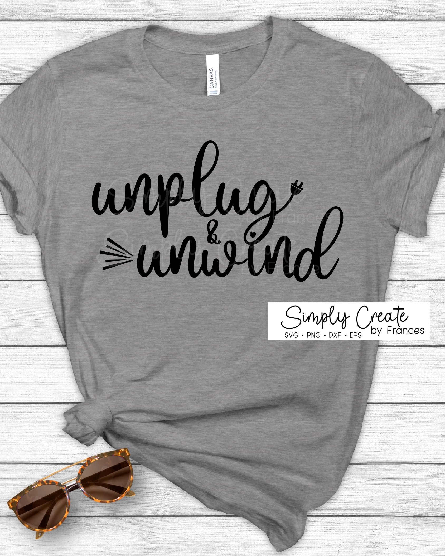 Unplug & Unwind SVG | Relax | Weekend | Vacation