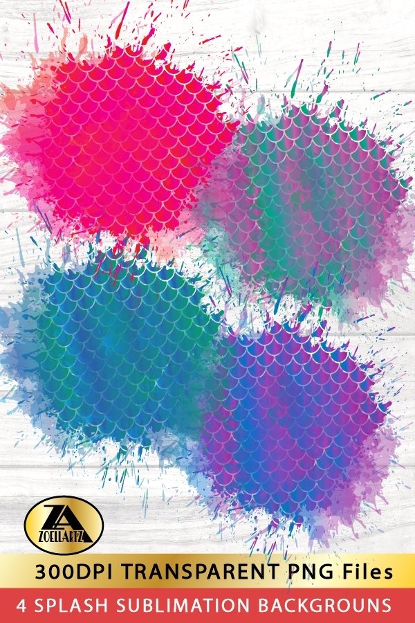 Sublimation Background Bundle-Splash PNG For (971700)