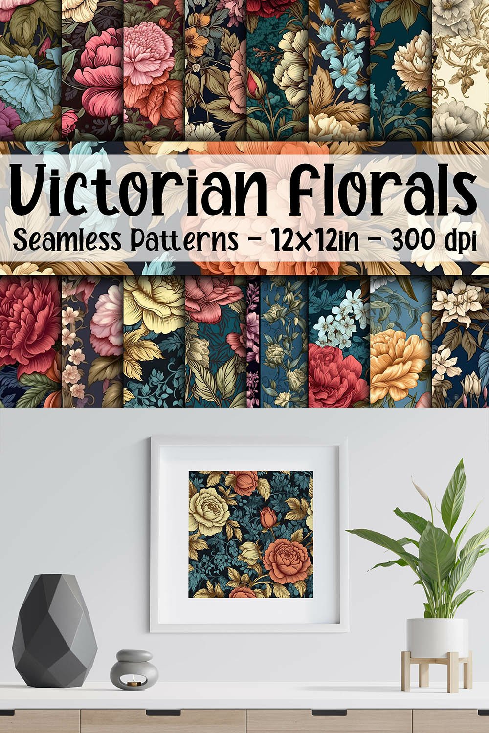 Seamless Cherry Blossoms Digital Paper