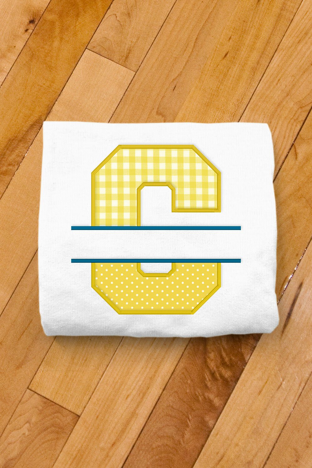 Varsity Letter C Split Applique Embroidery File