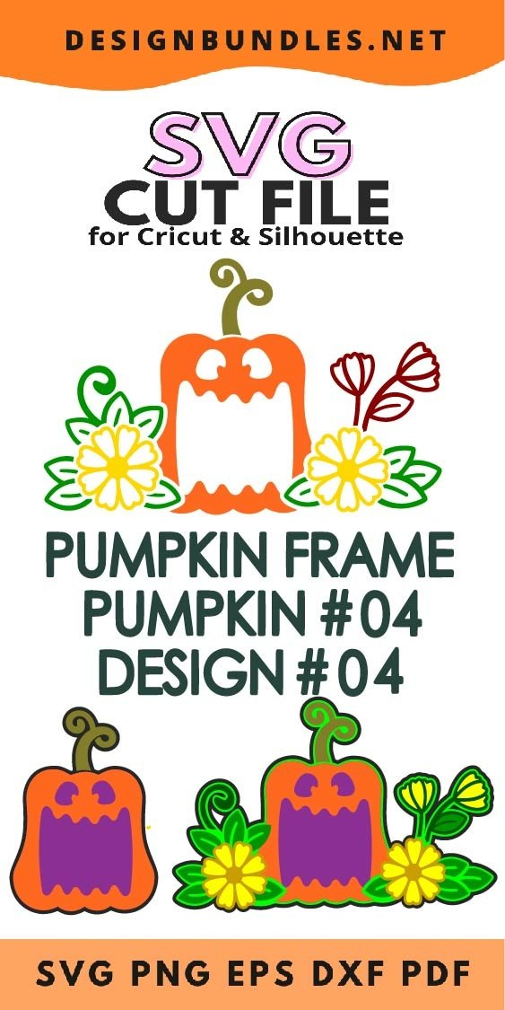 Pumpkin frames Sublimation SVG CUT FILE HALLOWEEN